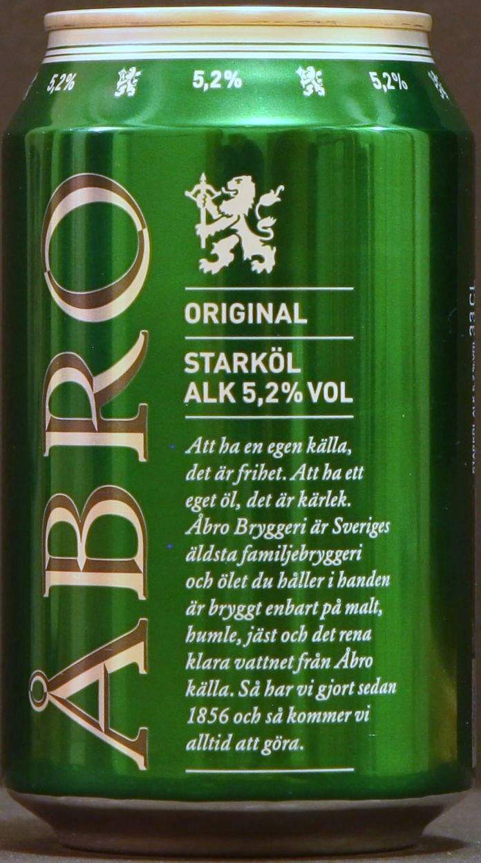 Burk-Bloggen: Åbro Original | 5,2% (33 cl) : ny dekor
