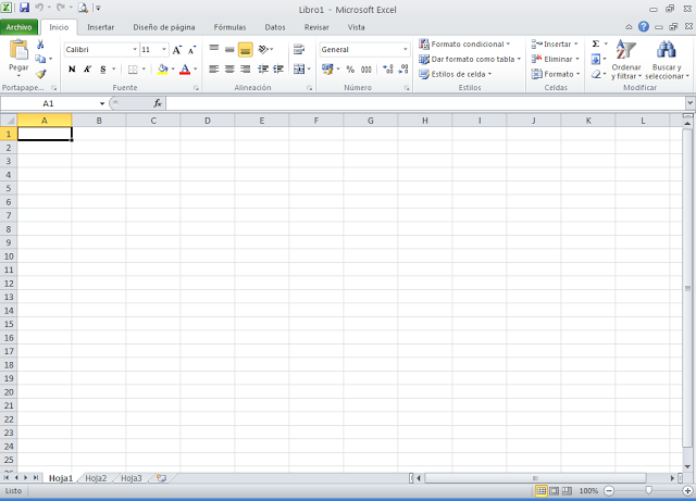 INFORMATICA Y TECNOLOGIA RONALD: 7º MICROSOFT EXCEL - INTERFAZ DE EXCEL