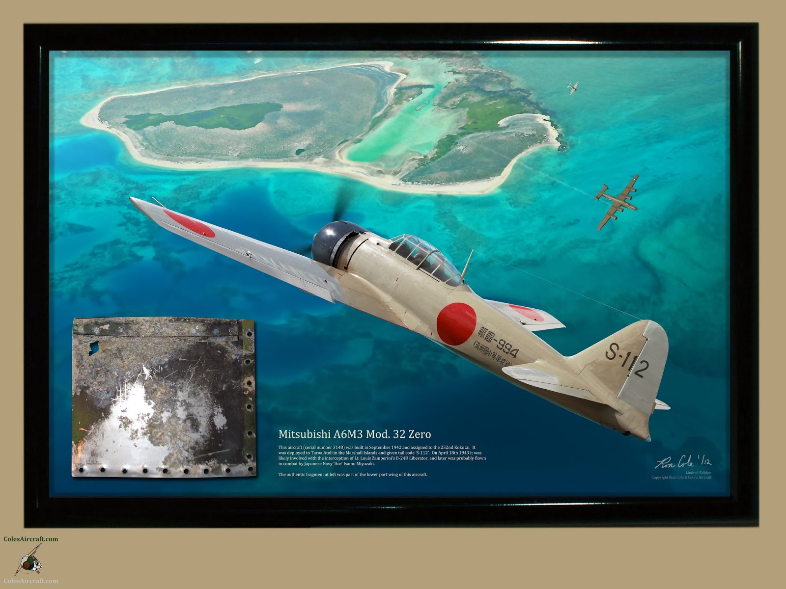 Aviation Art of Ron Cole & Cole's Aircraft: The Story of a Zero ...
