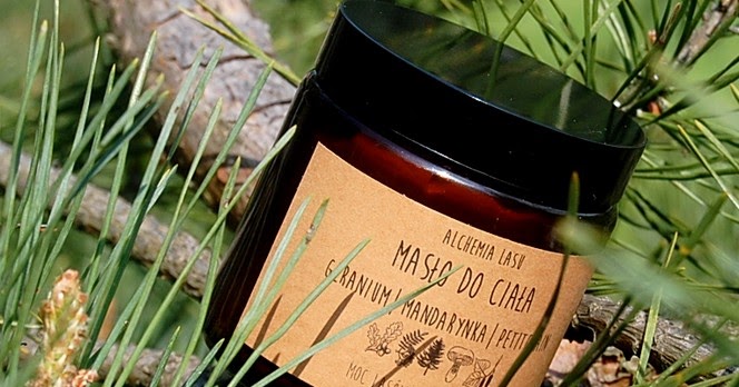 Natura i uroda: ALCHEMIA LASU Masło do ciała geranium, mandarynka ...