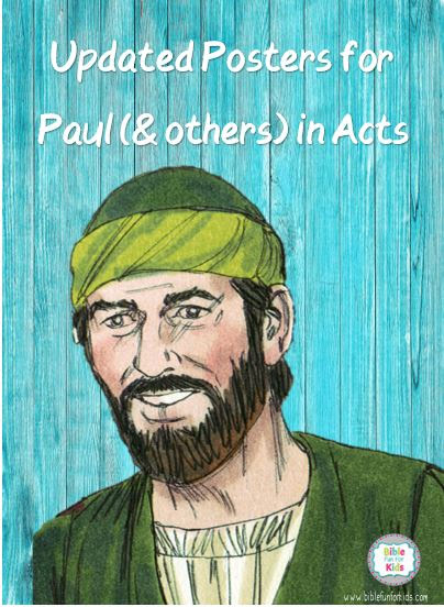 Traveling With Paul Posters | Bible Fun For Kids