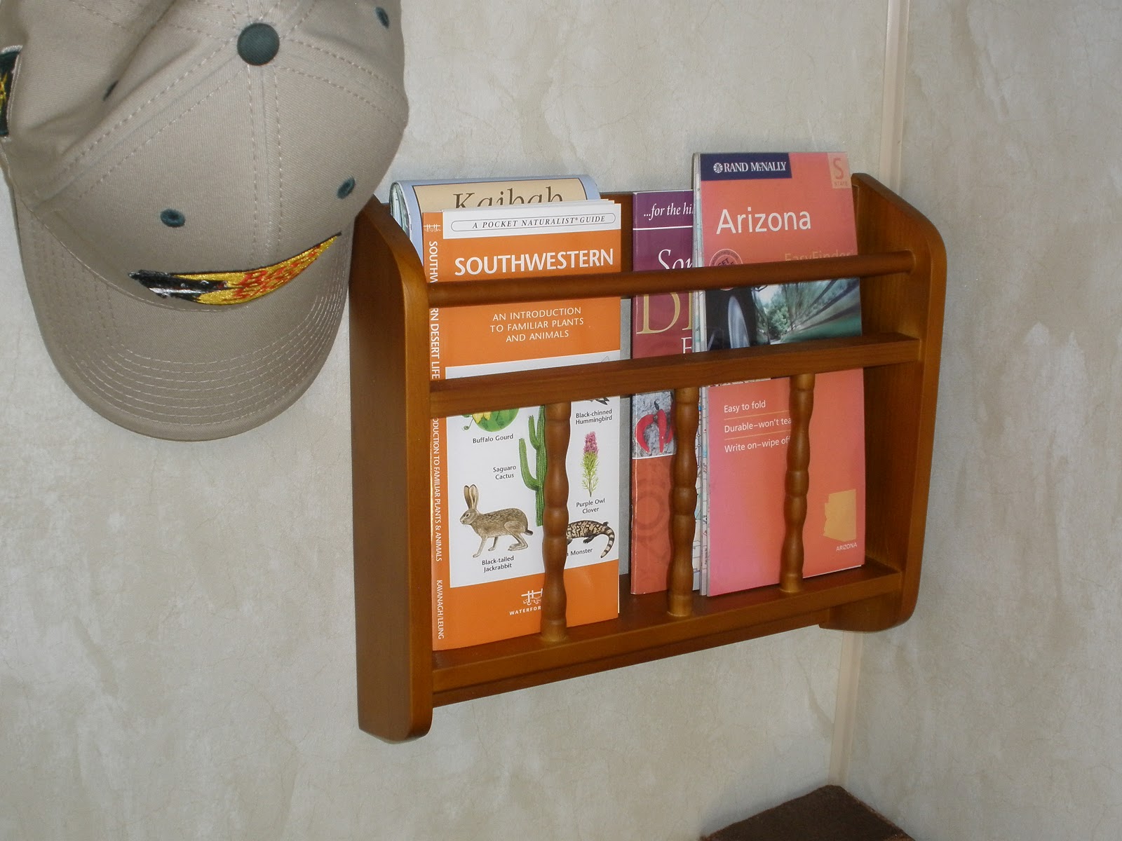 Magazine Rack Installation | Truck Camper Adventure