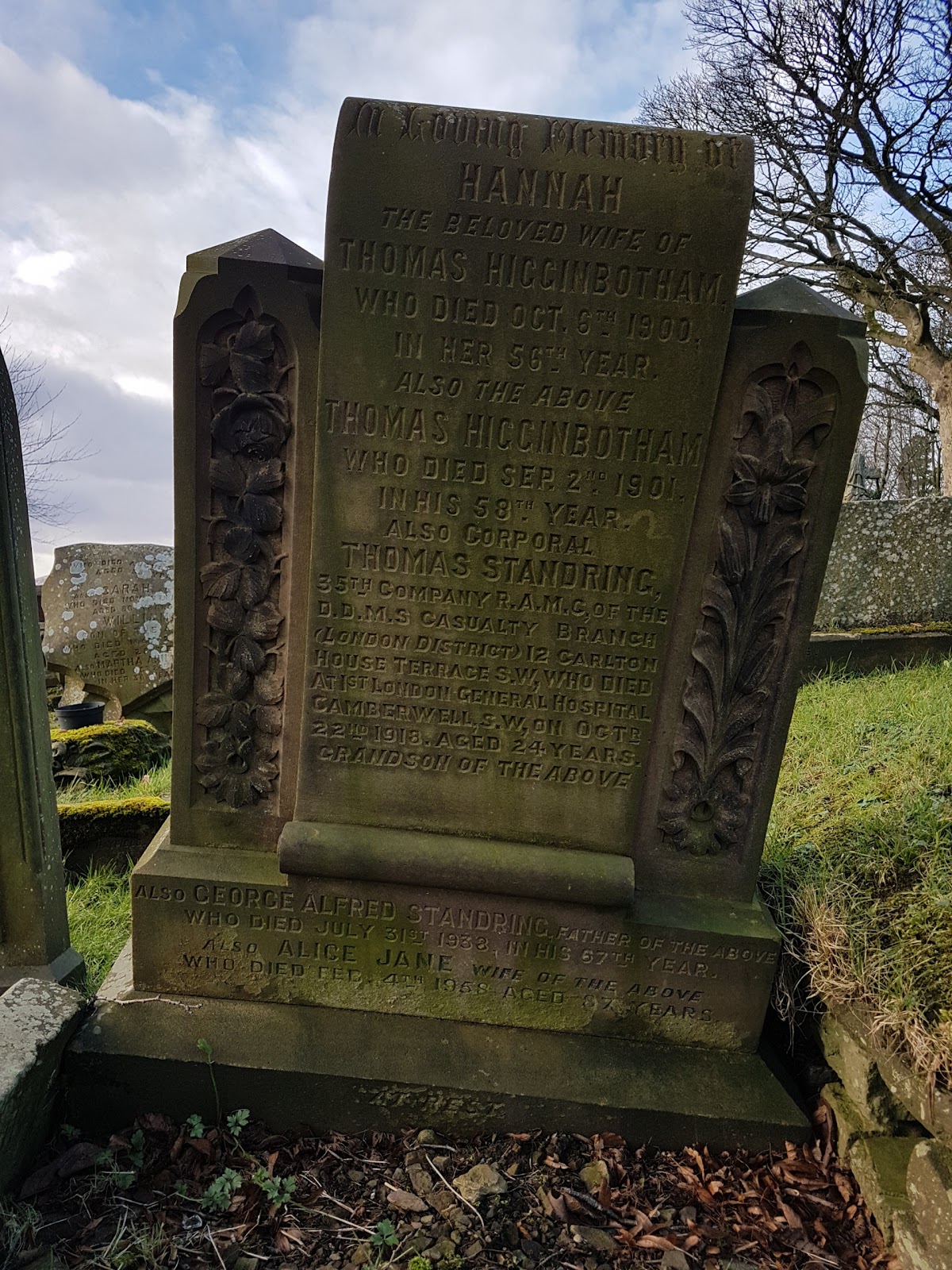 War Graves and Memorials: January 2018