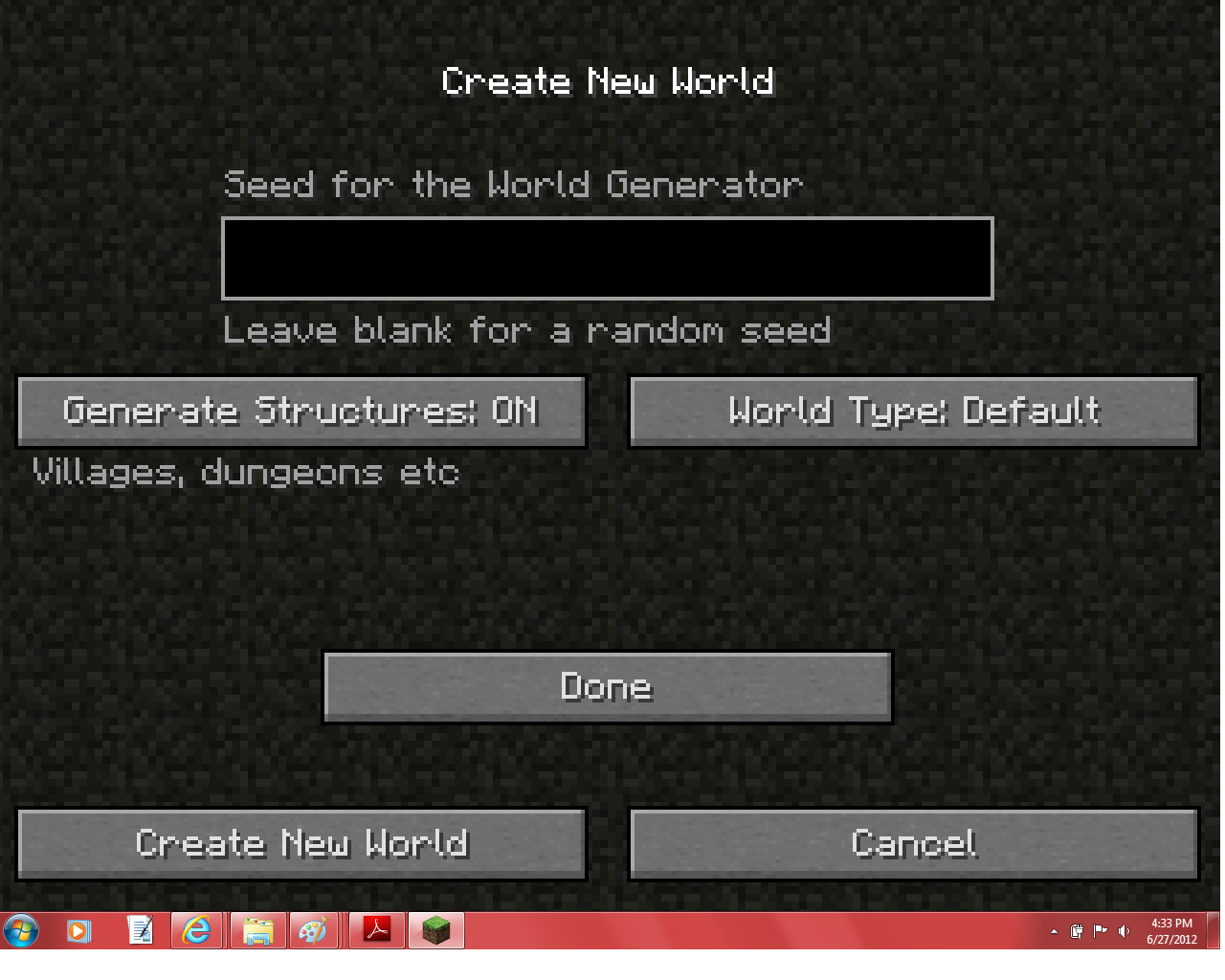 Lonely Biome: How to Change Settings in Minecraft