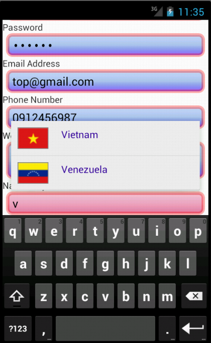 How To Create Custom Text Fields In Android Develop Mobile Application