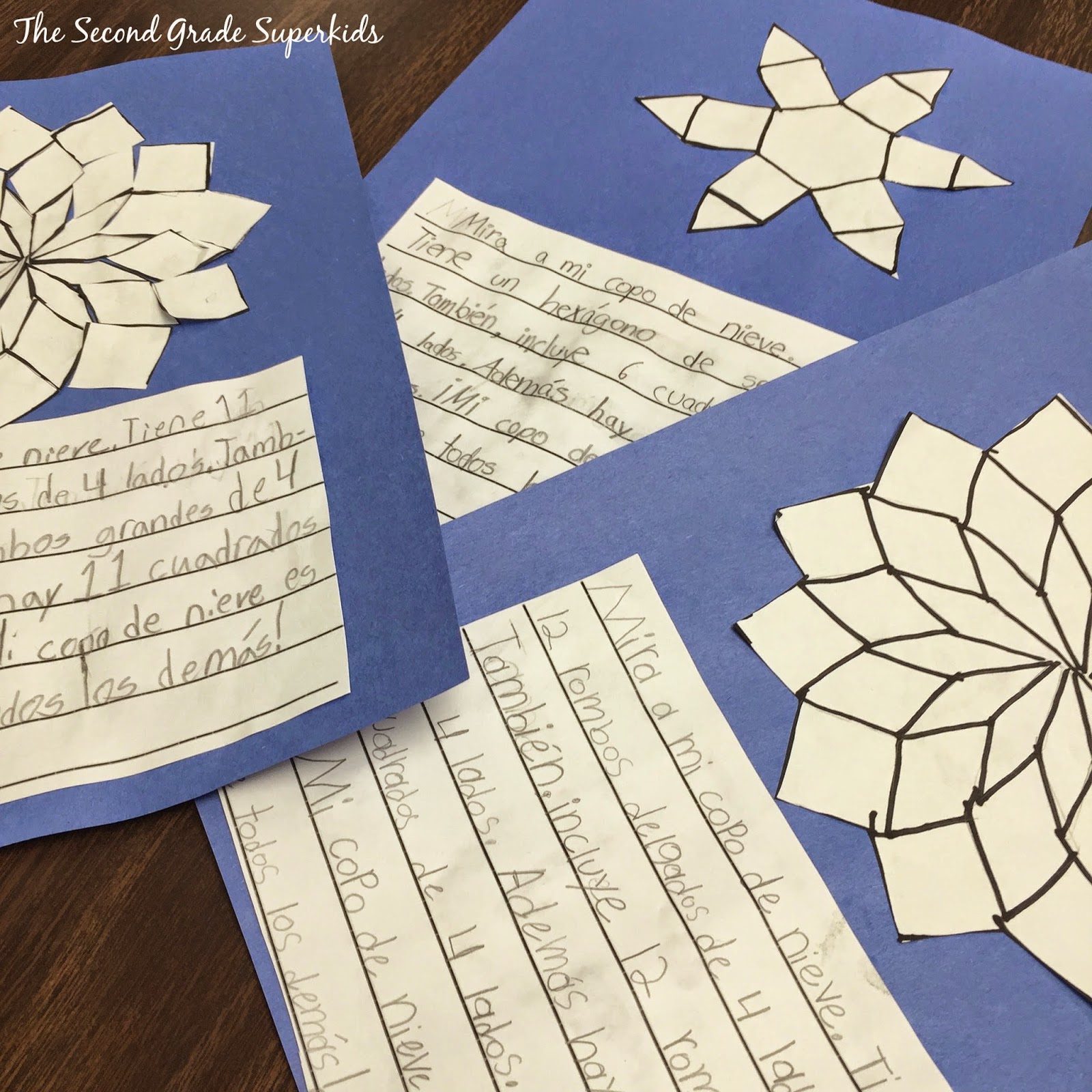 The Second Grade Superkids: Wintery Pattern Block Fun