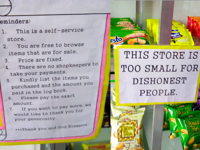 Honesty Store: Selling for a Purpose - My Thoughts @ 23