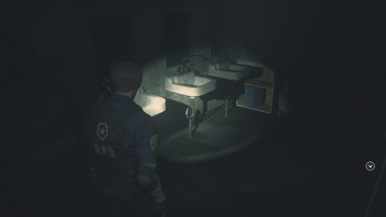 The Video Games Restroom Project: Resident Evil 2 Remake - RPD East Wing