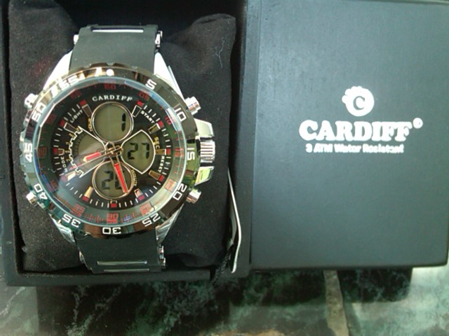 JAM TANGAN CARDIFF WATERPROOF: JAM CARDIFF SPORTY & TRENDY