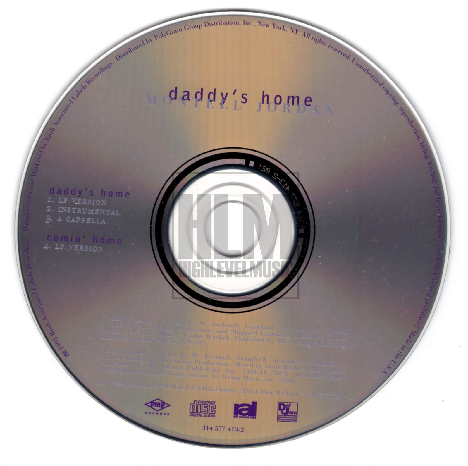 highest level of music: Montell Jordan - Daddys Home-(CDS)-FLAC-1995-hlm