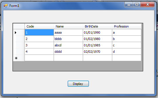 Connect Access database to C# application and display data in ...