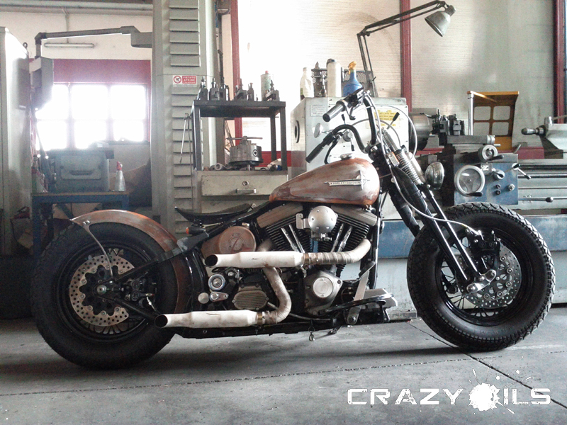 CRAZYOILS: 1991 FXSTS SOFTAIL SPRINGER BOBBER