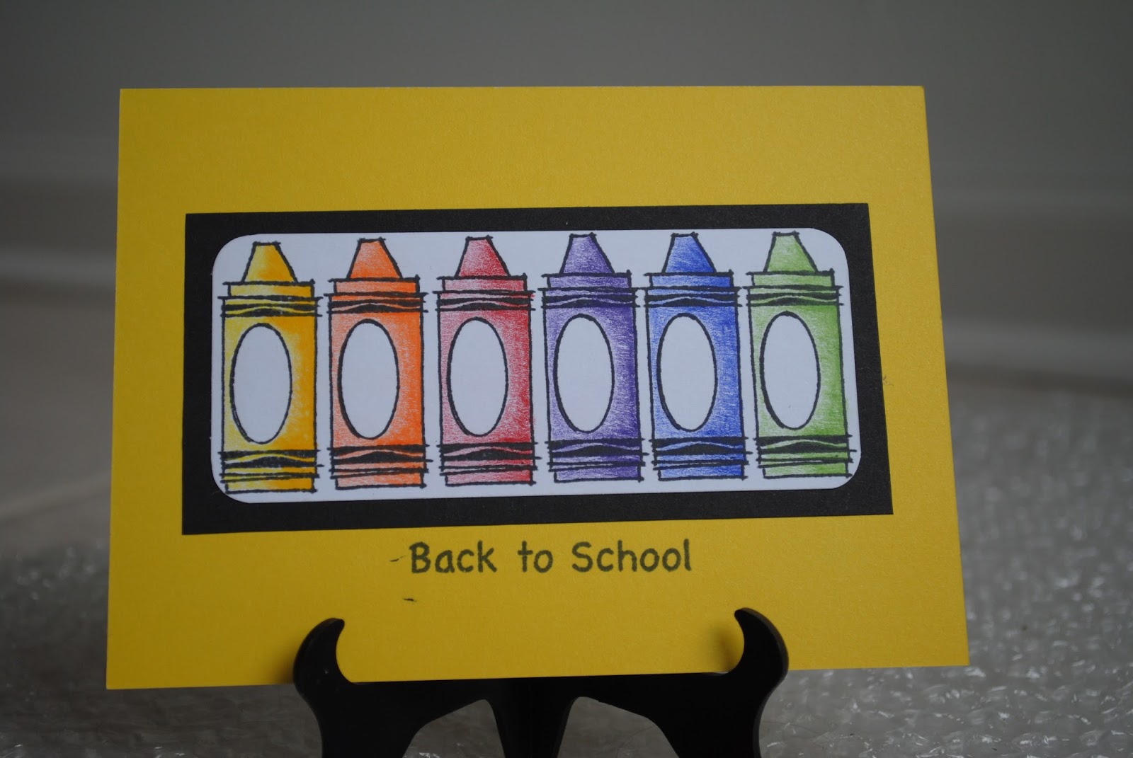 Happy Chick Designs: Make-a-Card Monday: School is in Session!