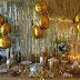 Dough and Batter: 50th solid gold disco party dessert bar