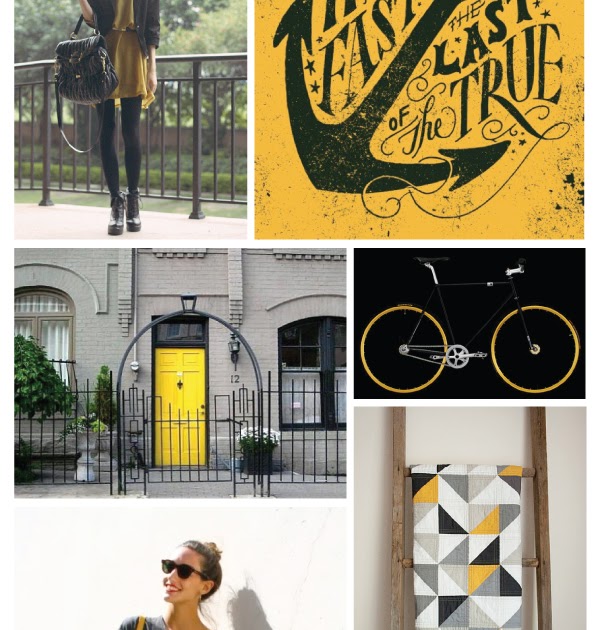 &chloe: color monday: black & yellow