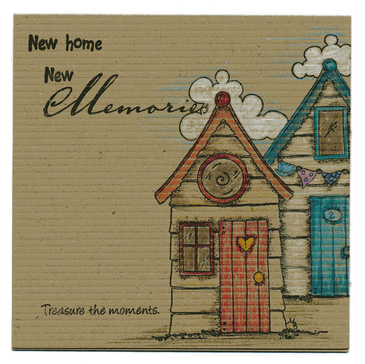Craftilicious: New home card