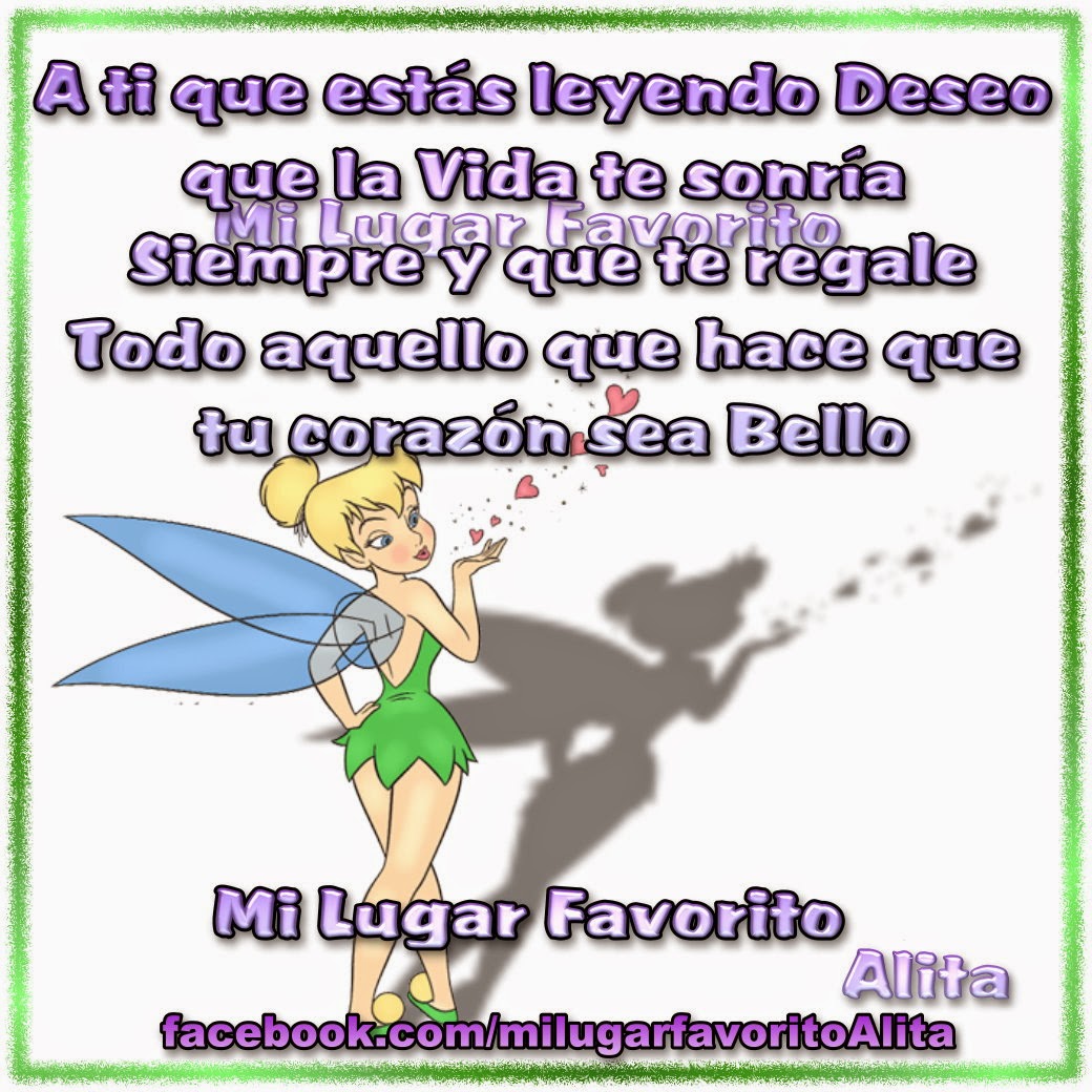 Mi Lugar Favorito: A tí que estás leyendo
