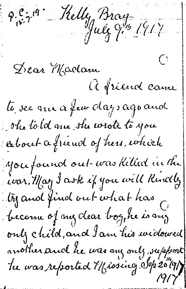 Musings from Higher Downgate and Elsewhere: On this day in 1917 ...