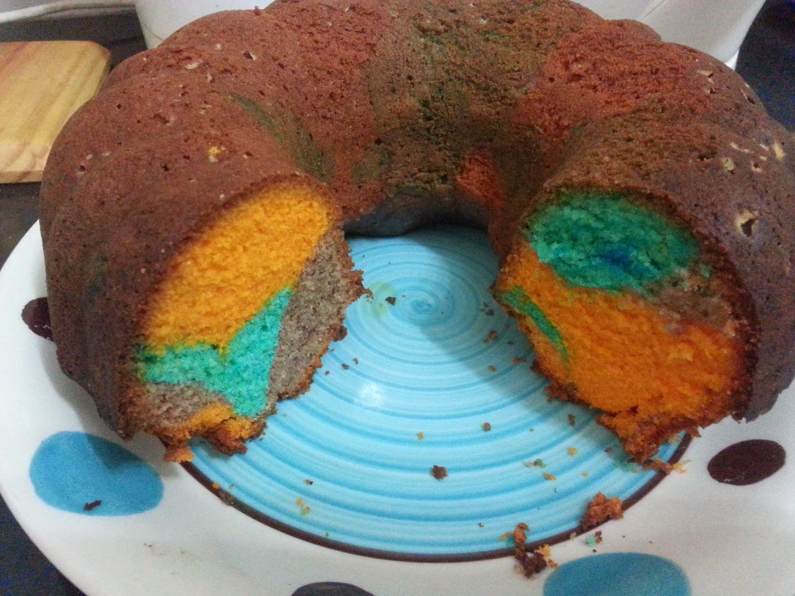 What I Have Cooked: Tri-Color Marble Cake
