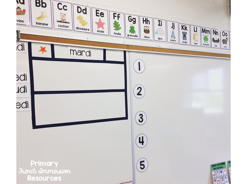 Resources to set up your classroom! - Primary French Immersion Resources