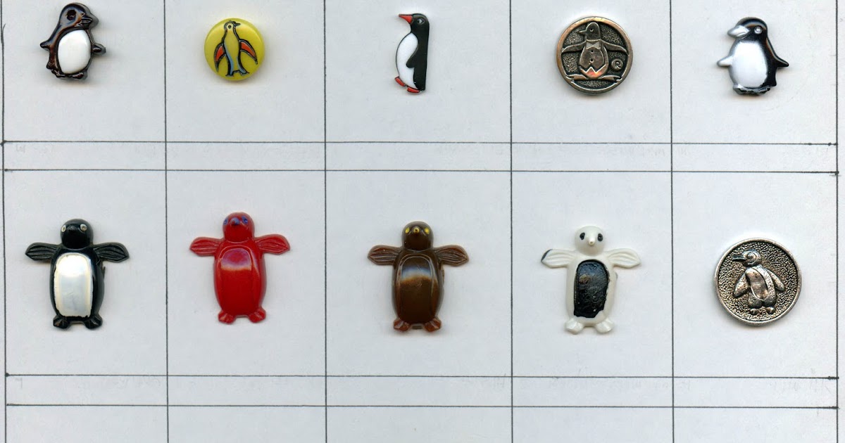 Pegs Button Blog: Penguin..buttons