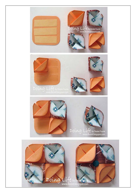 DOING LIFE: TUTORIAL FOR FOLDED SQUARE EMBELLISHMENT