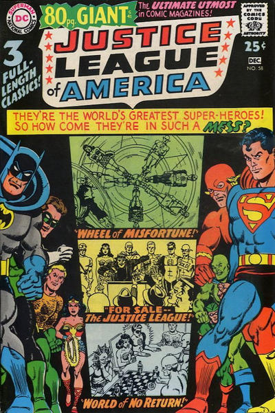Dave's Comic Heroes Blog: Giant Justice League Of America The Third