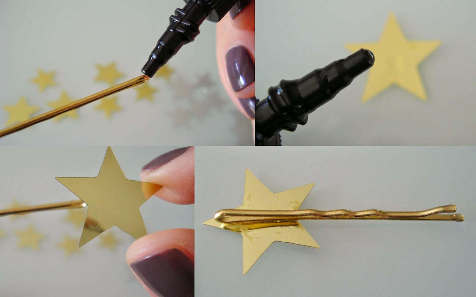 Chic Compass: DIY star hair pins