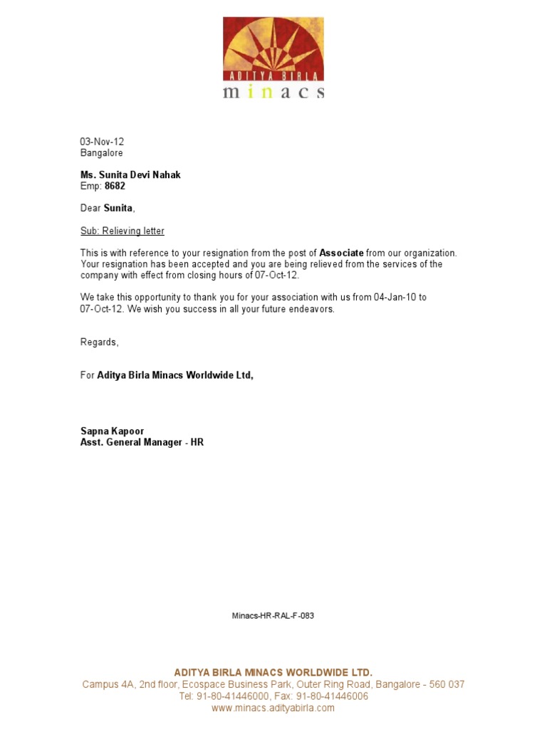 Relieve Letter Scribd India relieve-letter-scribd-india