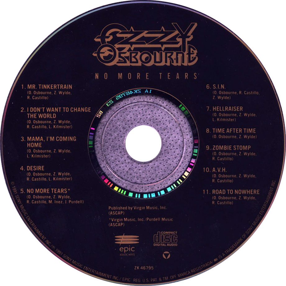 Ozzy Osbourne - No More Tears - OJO MELÓMANO