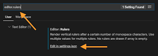 How-To:: 1 way to add vertical rulers in Visual Studio Code