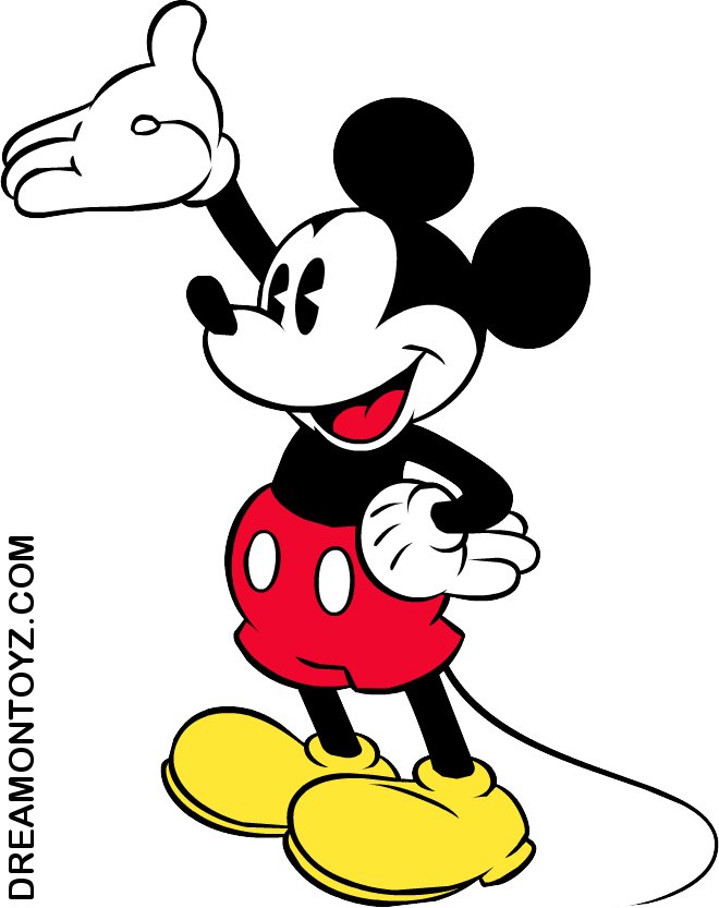 FREE Cartoon Graphics / Pics / Gifs / Photographs: Large Mickey Mouse ...