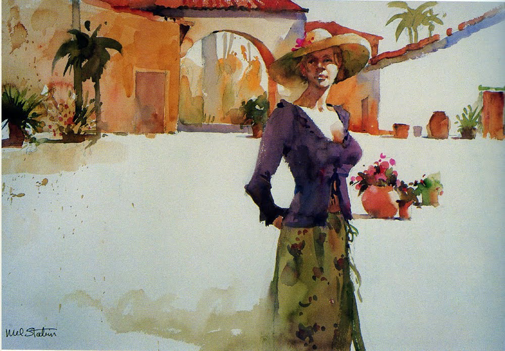 painter: After Mel Stabin watercolour