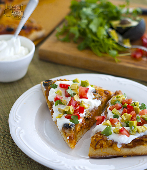 Seven Layer Pizza ~ Heat Oven to 350