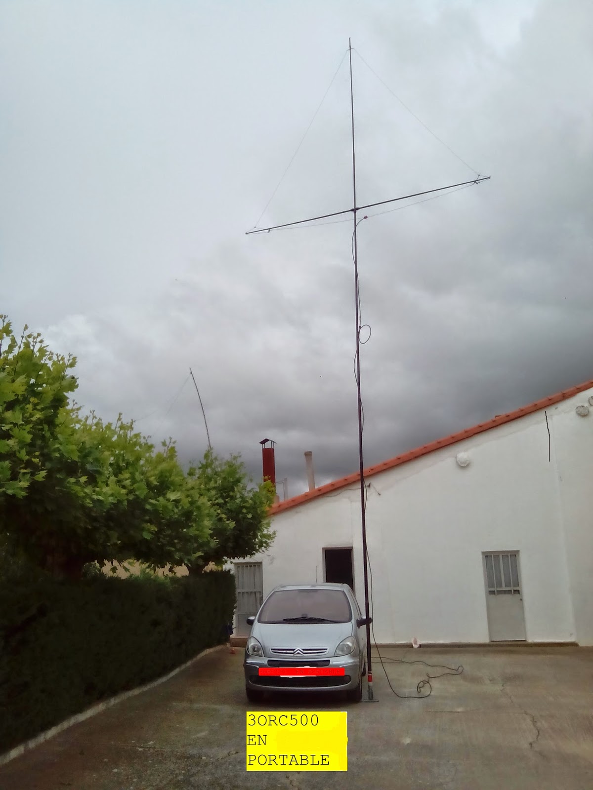 30CRM001 - EA1FN - 30RC 500 : ANTENA DELTA LOOP EN 11 METROS EN PORTABLE