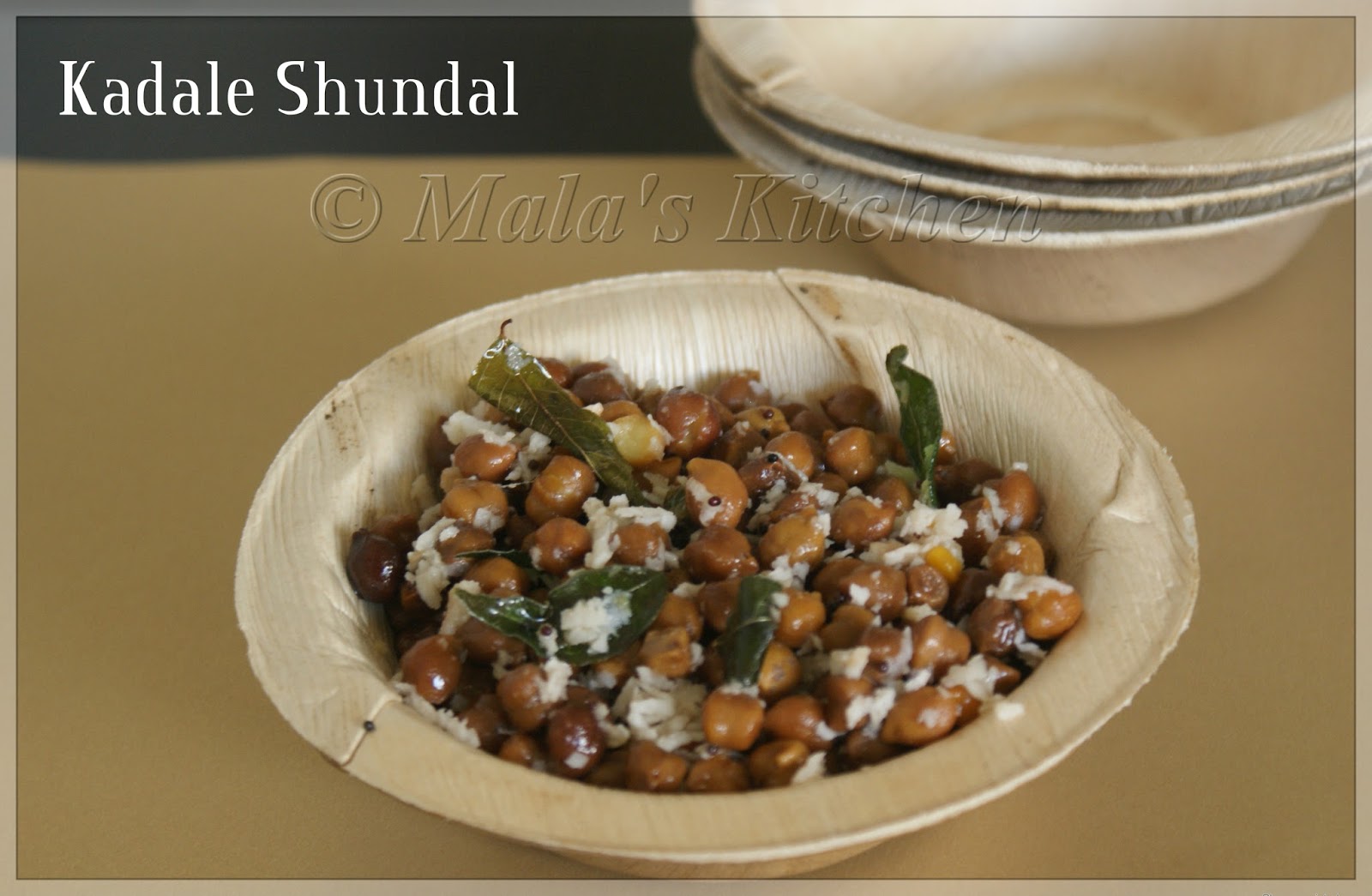 Kadle Shundal | Usli | Black Chickpea Curry - Malas-Kitchen