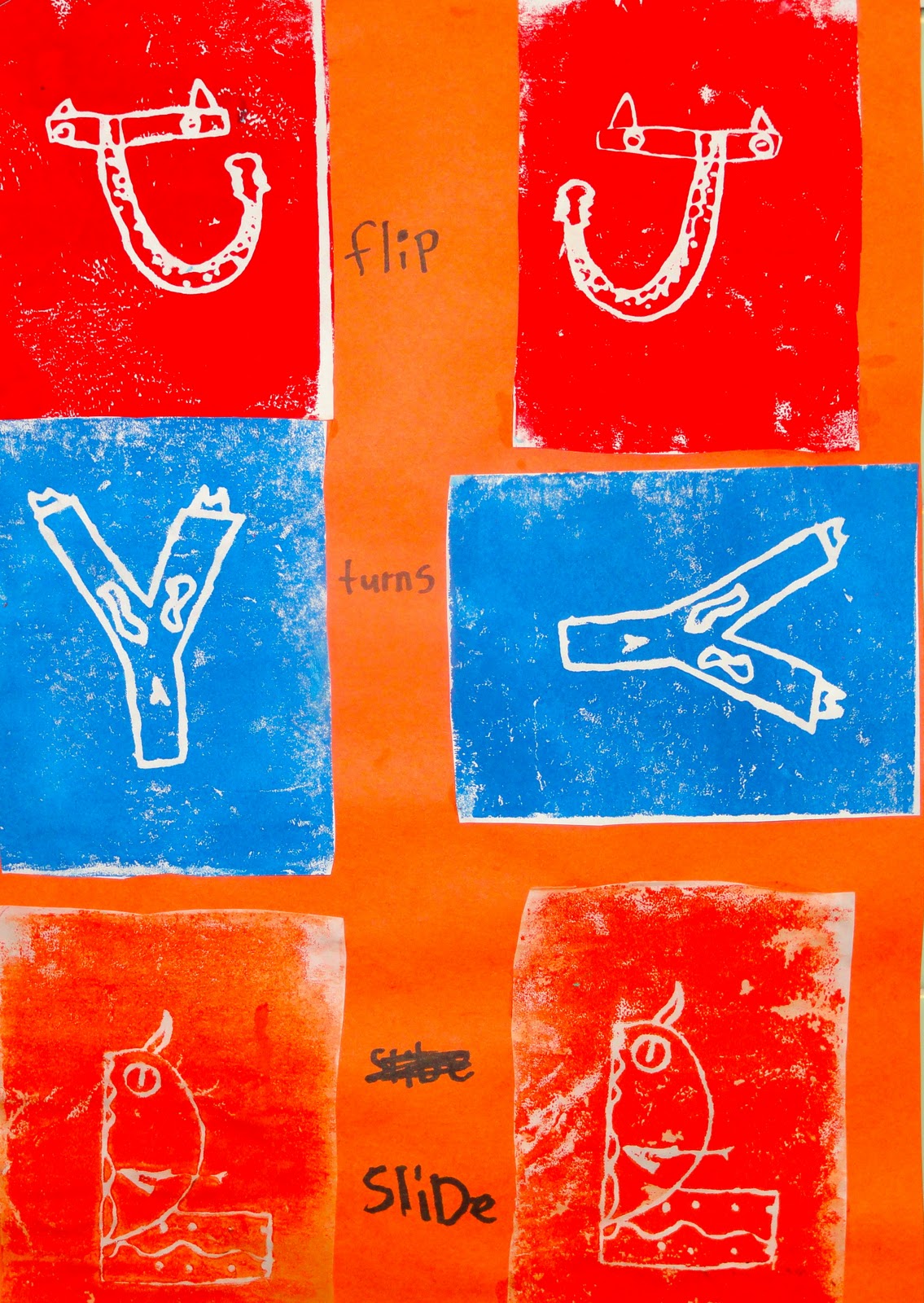 Art- It's Made To Be Seen: 5th grade Flip, Turn, Slide