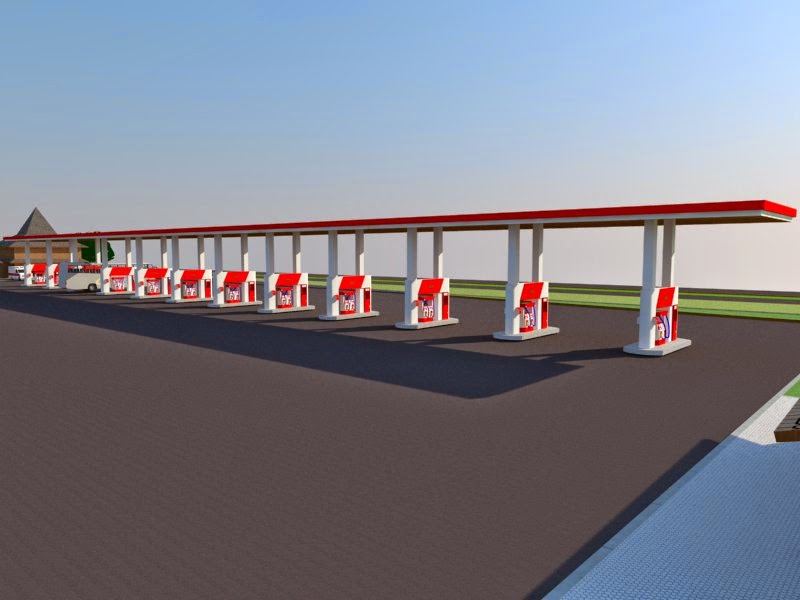 Arsitek dan Kontraktor Cirebon: Gambar 3D Rest Area