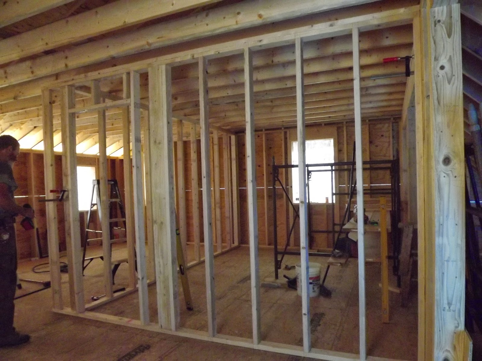 an tigin (the wee house): interior walls on the second floor