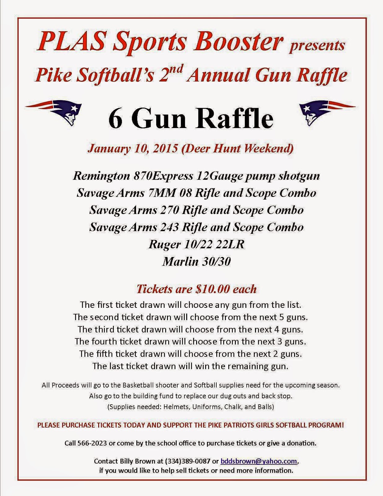 PIKE PATRIOTS: Softball