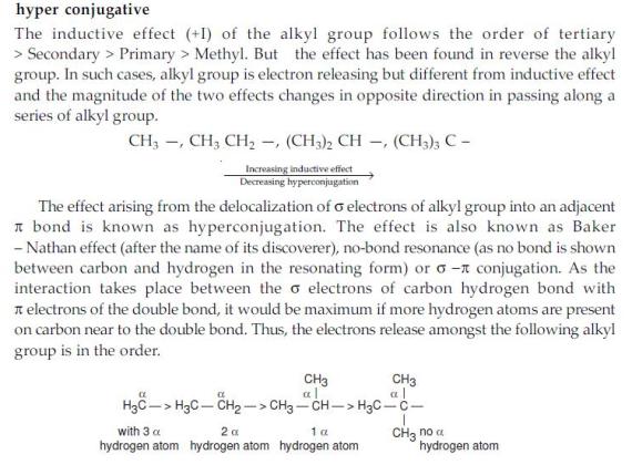 Vedupro: Hyperconjugation and Hyperconjugation Examples in Chemistry ....