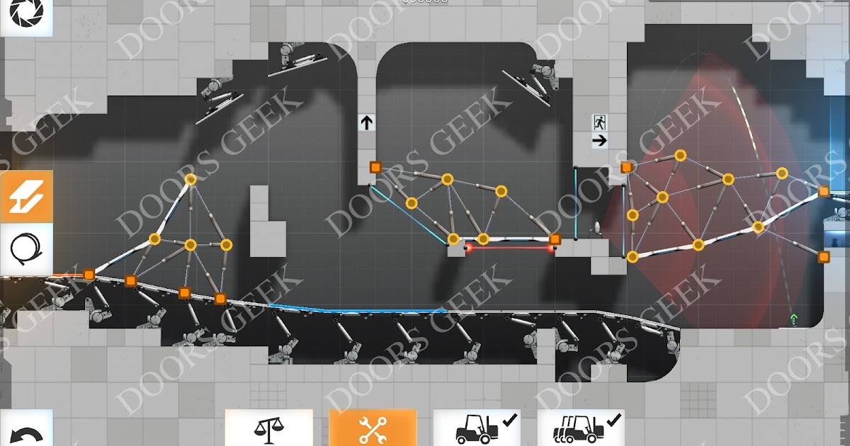 Bridge Constructor Portal Level 18 Convoy Solution ~ Doors Geek