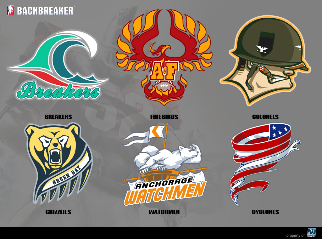 DAMIEN MURPHY - Portfolio Blog: Backbreaker logos