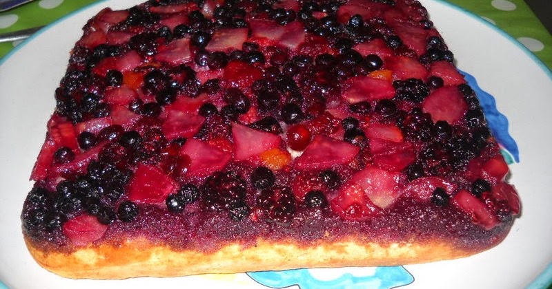 Lulu - Povesti din Bucatarie: Prajitura cu fructe si pandispan