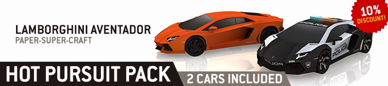Papercraft - Lamborghini Aventador - Papercraft4u | Free Papercrafts ...