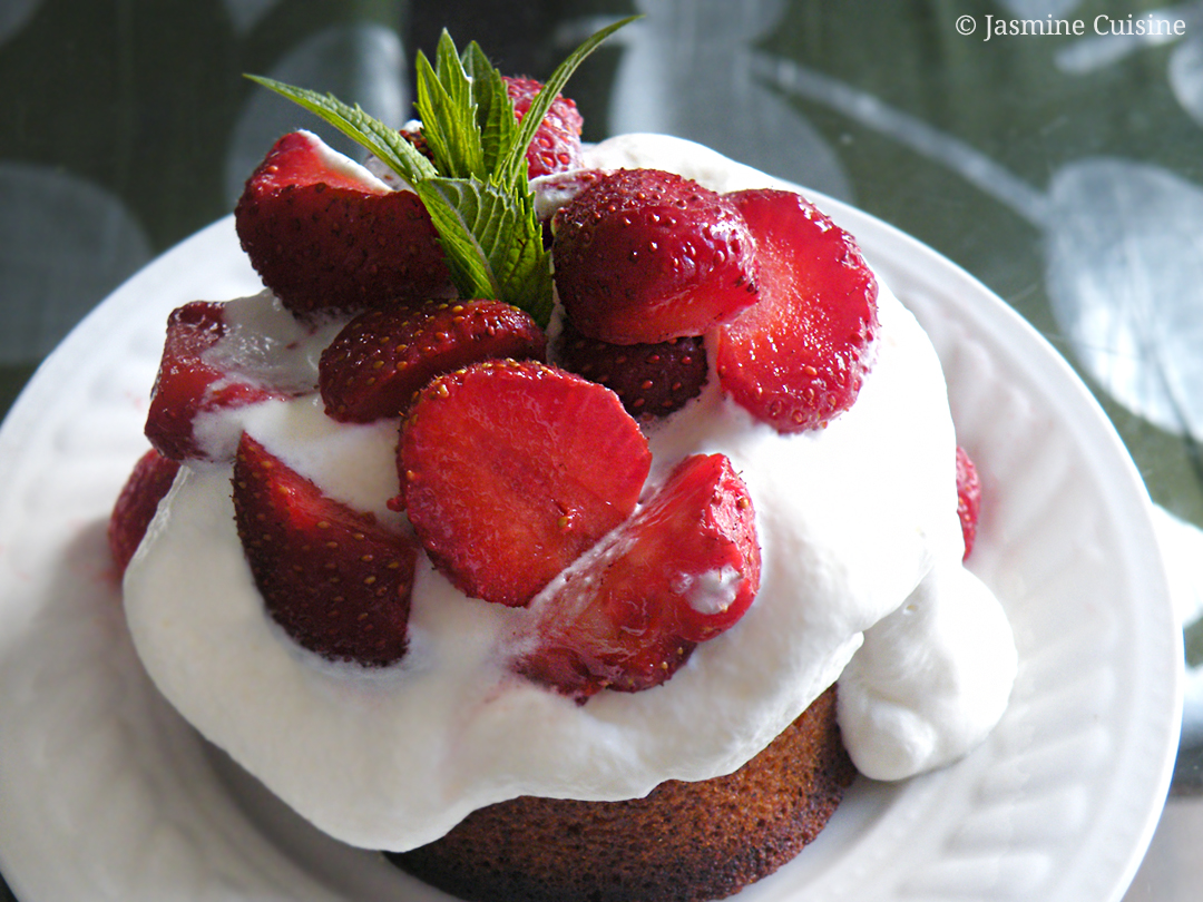 Shortcake aux fraises - Jasmine Cuisine