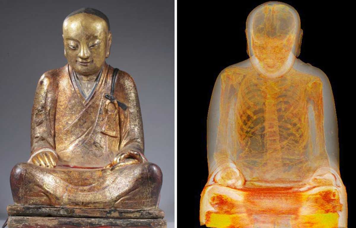 La momia budista de mas de 1.000 años que conserva intacto su cerebro ...