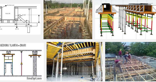 Metode Pelaksanaan Perancah, Bekisting untuk Balok dan Plat Lantai ...