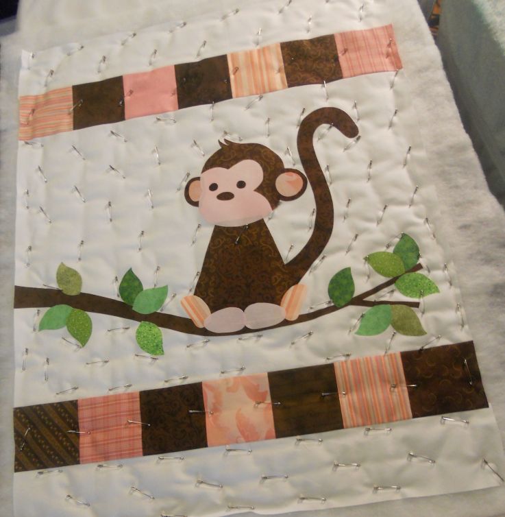 Katie's Quilts and Crafts: Monkey Baby Quilt