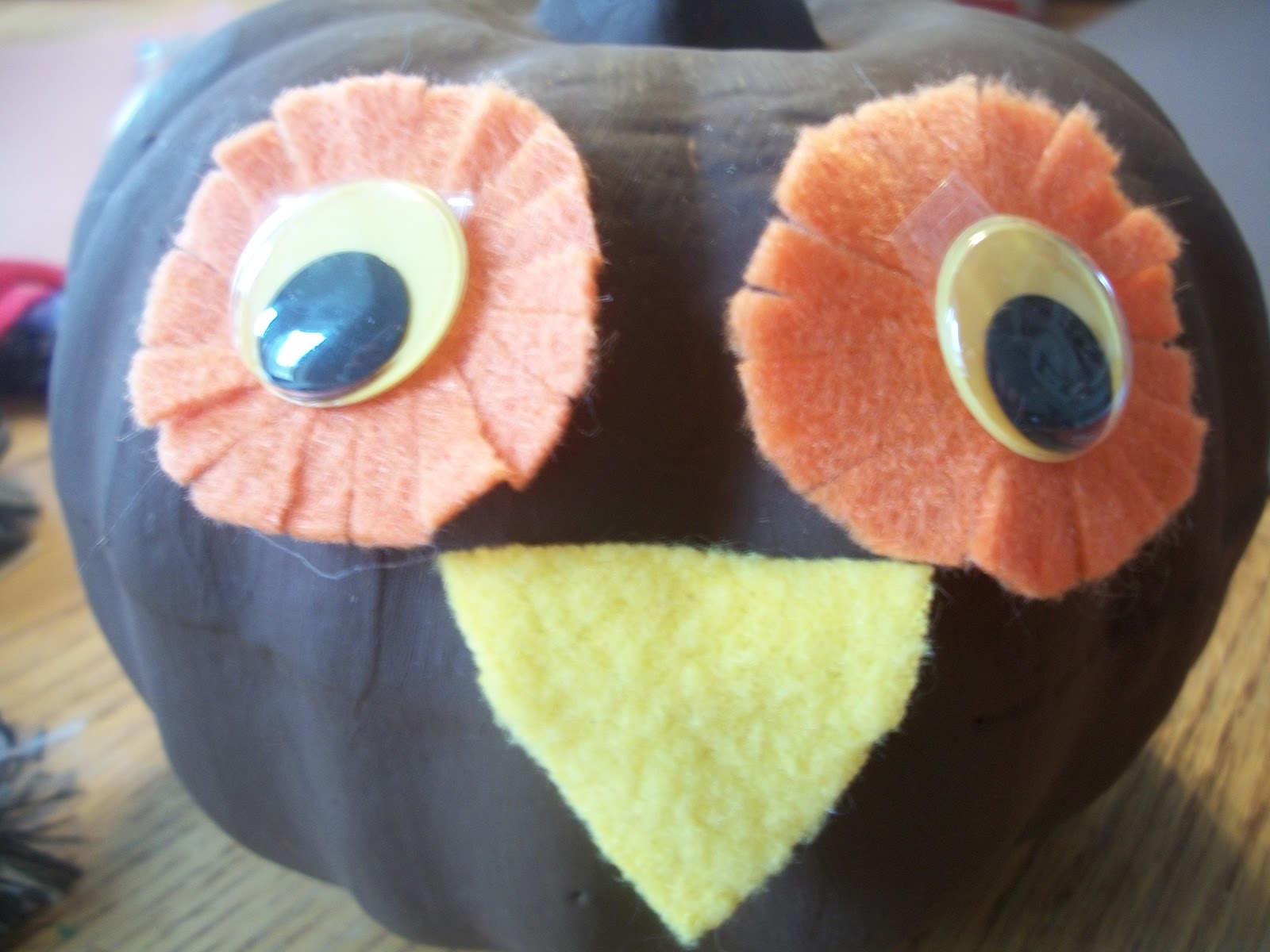 Pams Party & Practical Tips: Countdown to Halloween-Owl Pumpkin